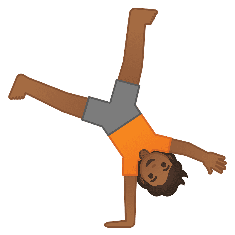 Person cartwheeling emoji clipart. Free download transparent .PNG ...