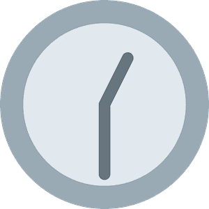 One-thirty emoji clipart. Free download transparent .PNG | Creazilla