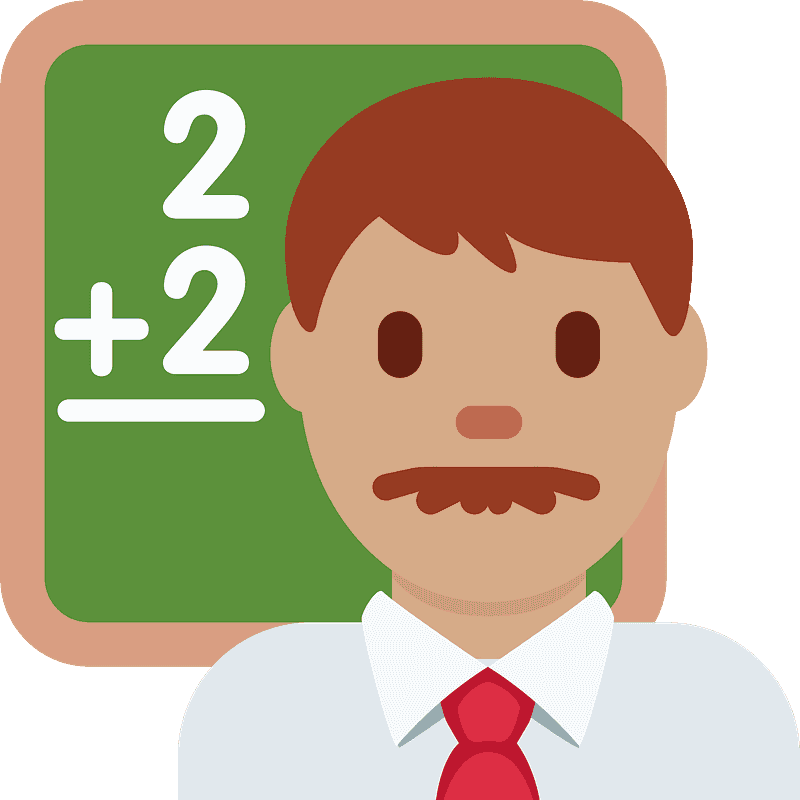 Male Math Teacher Clipart