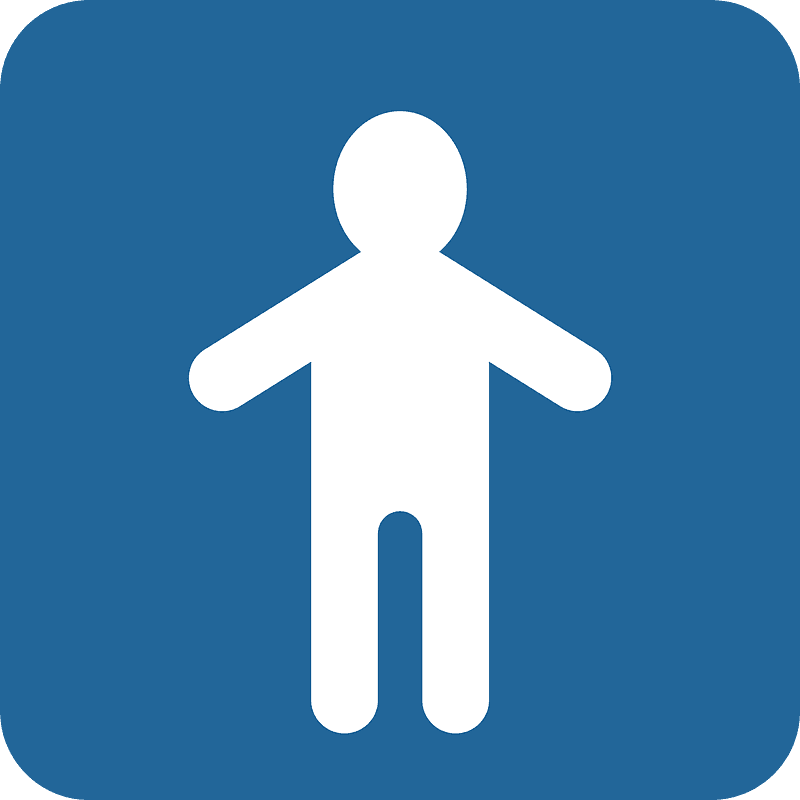 Simbolo del bagno degli uomini immagine clipart. Scarica Gratis ...