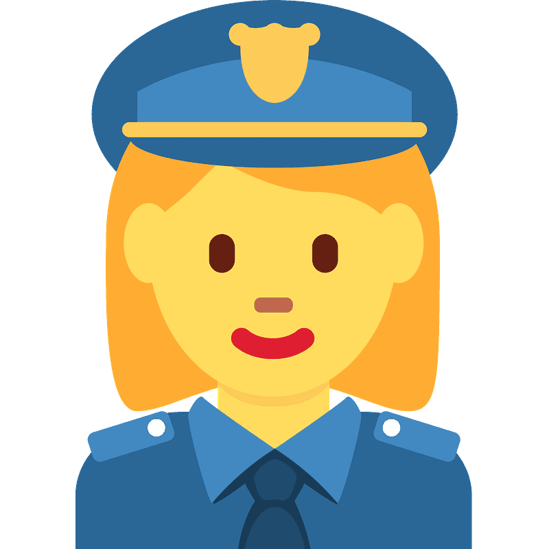 Woman police officer emoji clipart. Free download transparent .PNG ...