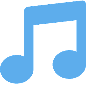 Blue Music Note Png