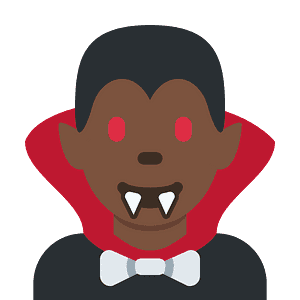 Vampire emoji clipart. Free download transparent .PNG | Creazilla