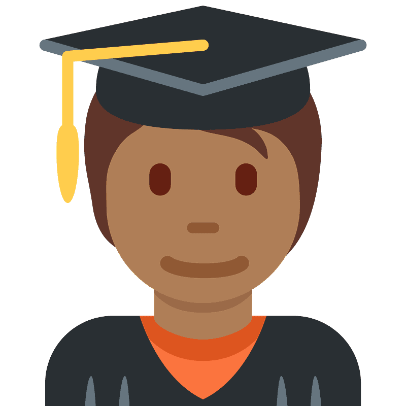Student - Free vector emoji on creazilla.com