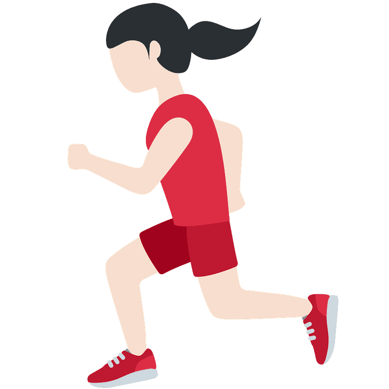 Woman running - Free vector emoji on creazilla.com