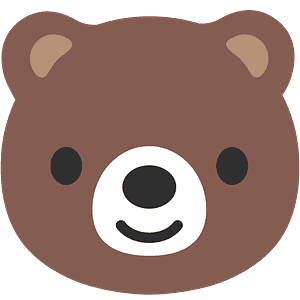 Bear - Free vector emoji on creazilla.com