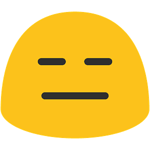 Expressionless face emoji clipart. Free download transparent .PNG ...