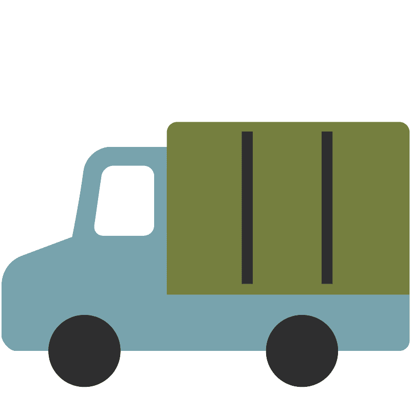 Delivery truck - Free vector emoji on creazilla.com