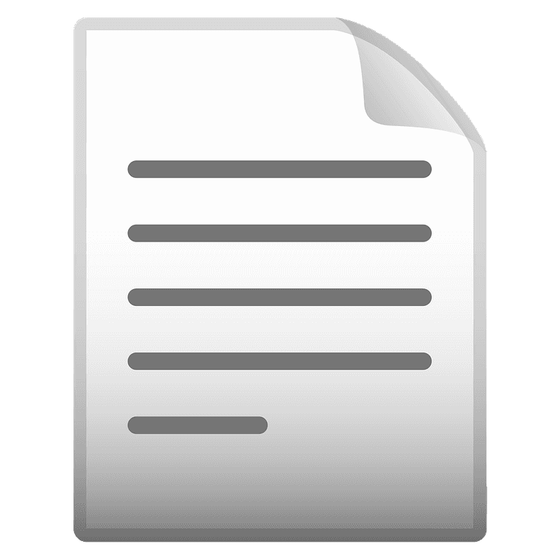 Dokument emoji clipart. Gratis download. | Creazilla