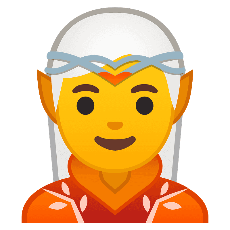 Elf emoji clipart. Free download transparent .PNG | Creazilla