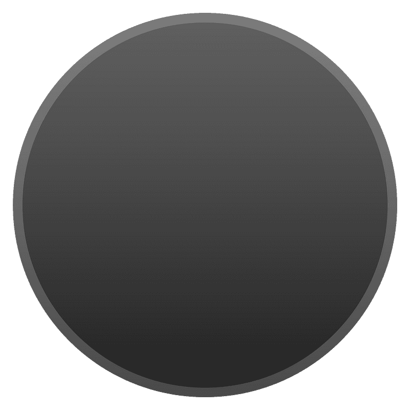 Círculo negro clipart. Dibujos animados descargar gratis. | Creazilla