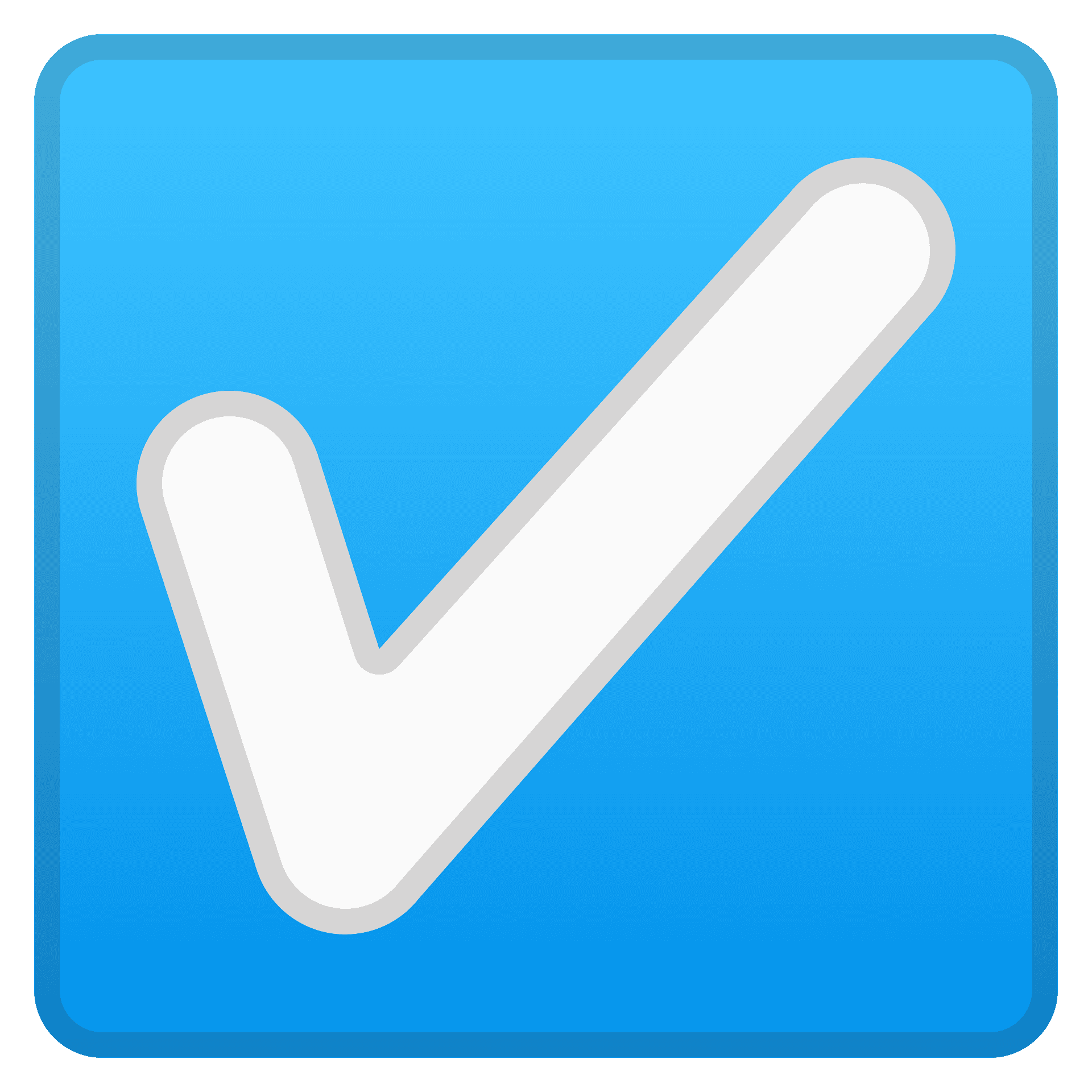 Blue Checkbox Icon