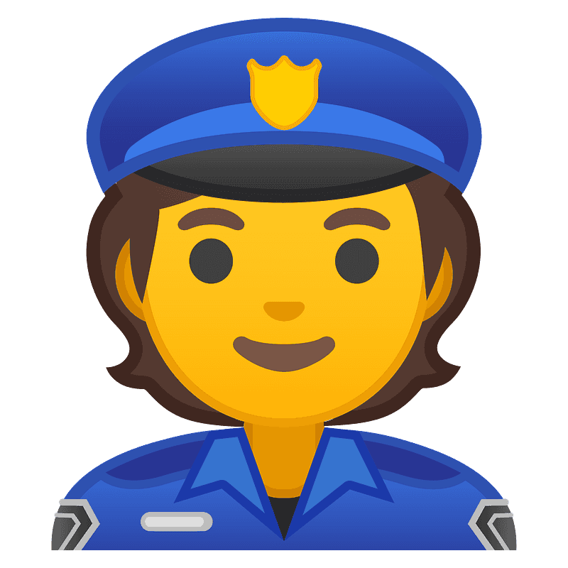 Police officer emoji clipart. Free download transparent .PNG | Creazilla
