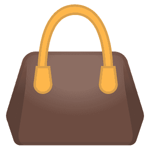 Handbag - Free vector emoji on creazilla.com