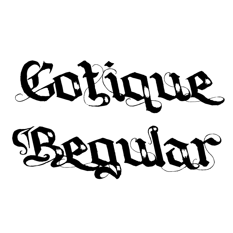 Gotique Regular | Creazilla