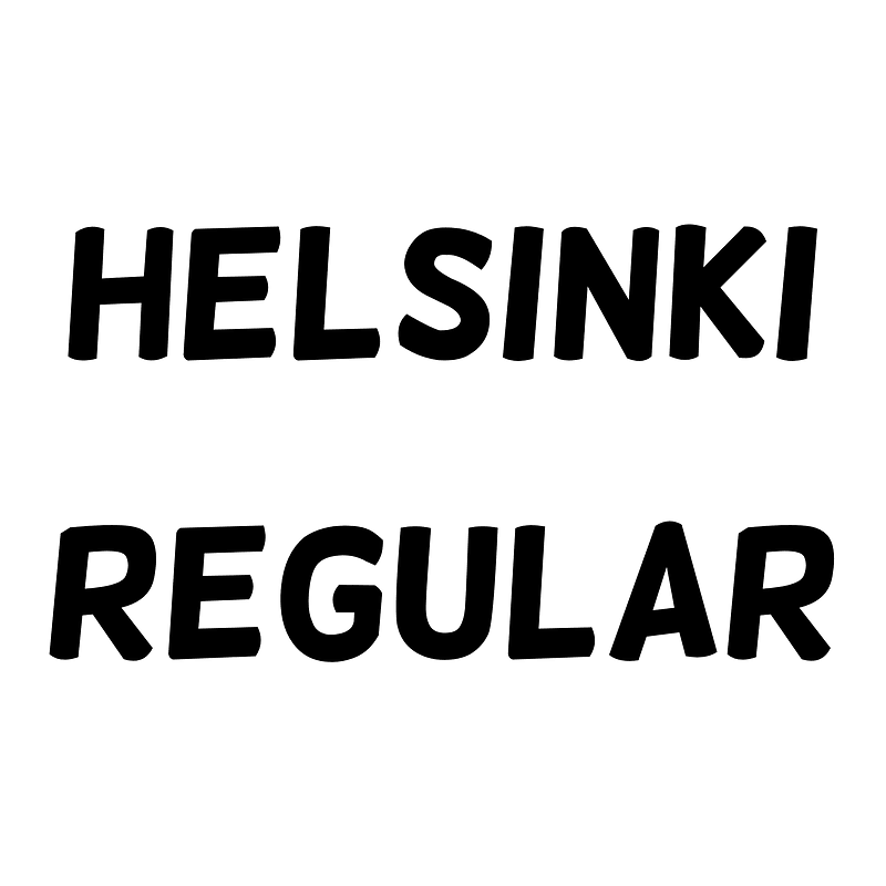 Helsinki Regular | Creazilla