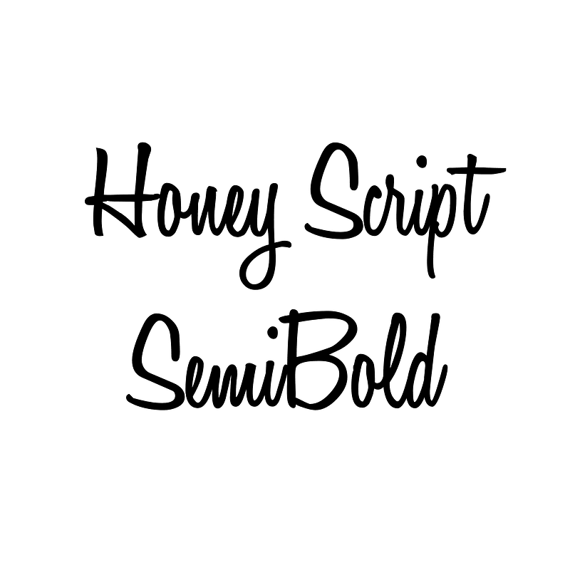 Honey Script SemiBold - Free fonts on creazilla.com