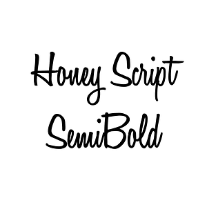 Honey Script SemiBold - Free fonts on creazilla.com
