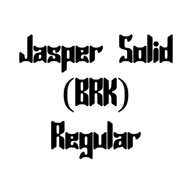 Jasper Solid (BRK) Regular font - Free fonts on Creazilla | Creazilla
