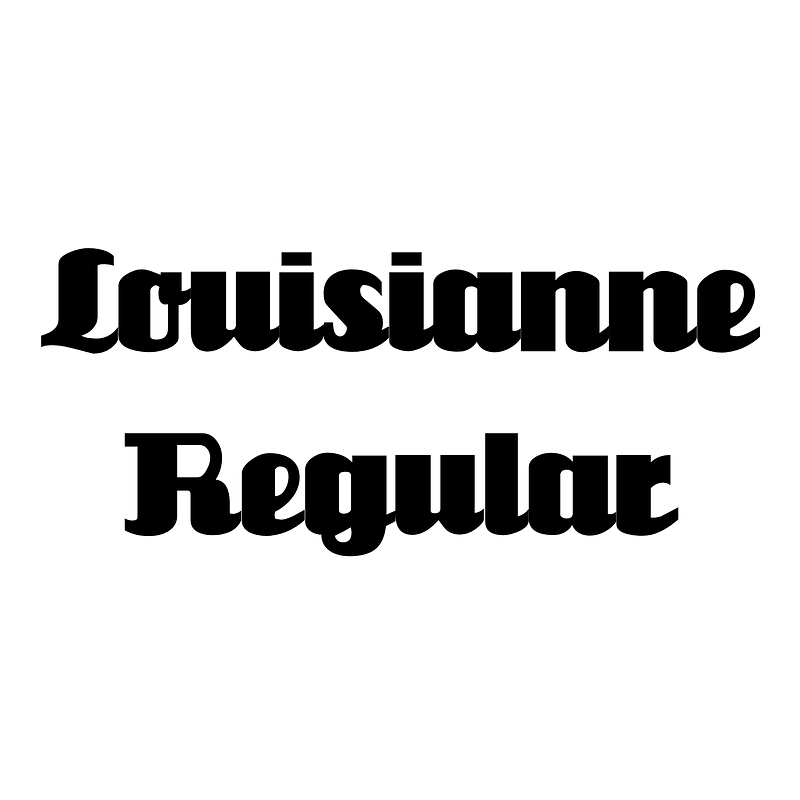Louisianne Regular - Free fonts on creazilla.com