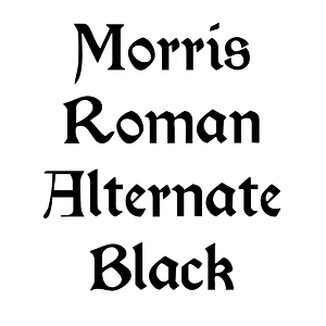 Morris Roman Bold font - Free fonts on Creazilla | Creazilla