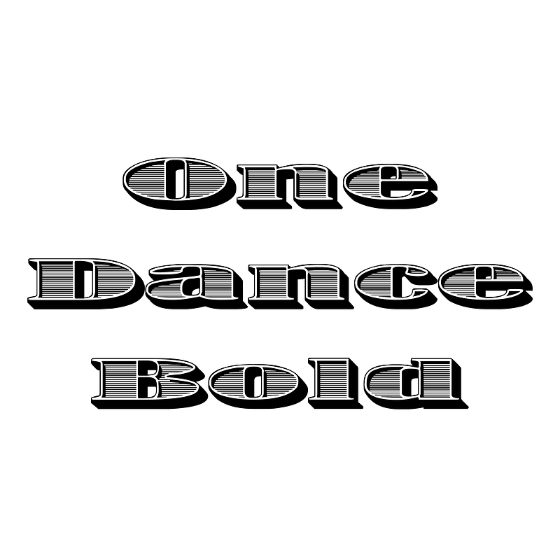 One Dance Bold font - Free fonts on Creazilla | Creazilla