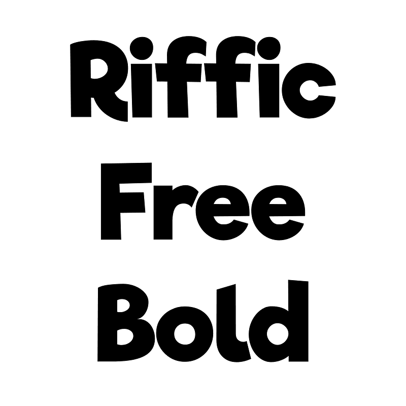 Riffic Free Bold Font Free Fonts On Creazilla Creazilla