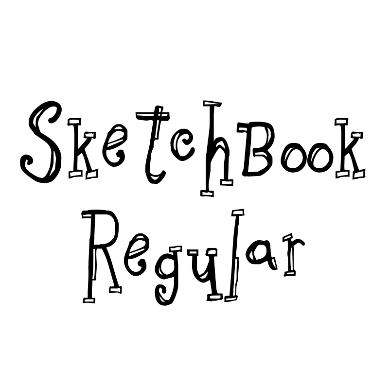 Sketchbook Regular - Free fonts on creazilla.com