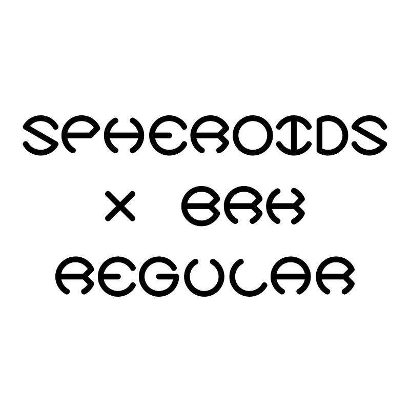 Spheroids X BRK Regular - Free fonts on creazilla.com