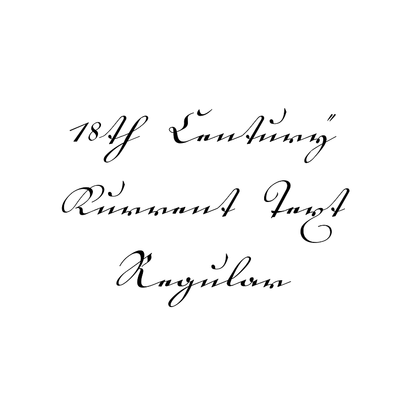 18th Century Kurrent Text Regular - Free fonts on creazilla.com