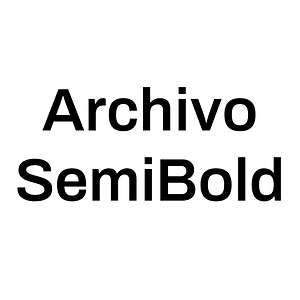 Archivo SemiBold Italic font - Free fonts on Creazilla | Creazilla