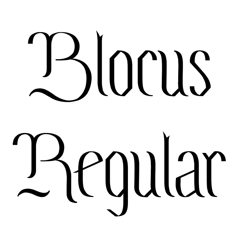 Blocus Regular | Creazilla