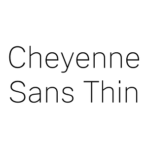 Cheyenne Sans Regular | Creazilla