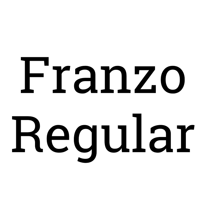 Franzo Regular font - Free fonts on Creazilla | Creazilla