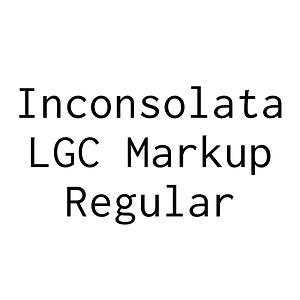 Inconsolata LGC Regular | Creazilla
