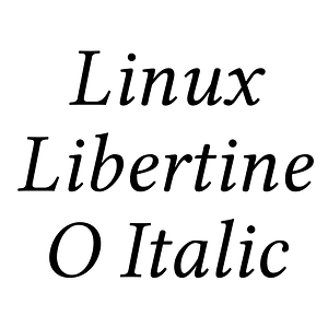 Linux Libertine Mono O Mono | Creazilla