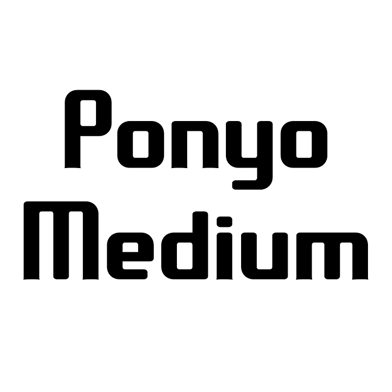 Ponyo Medium font - Free fonts on Creazilla | Creazilla