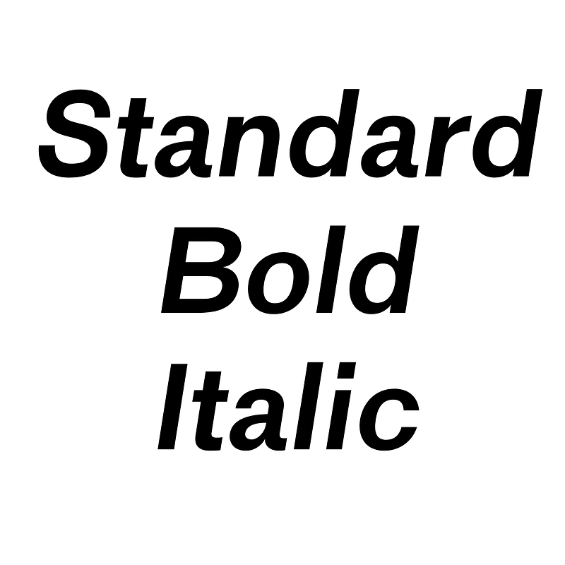 Standard Bold Italic font - Free fonts on Creazilla | Creazilla