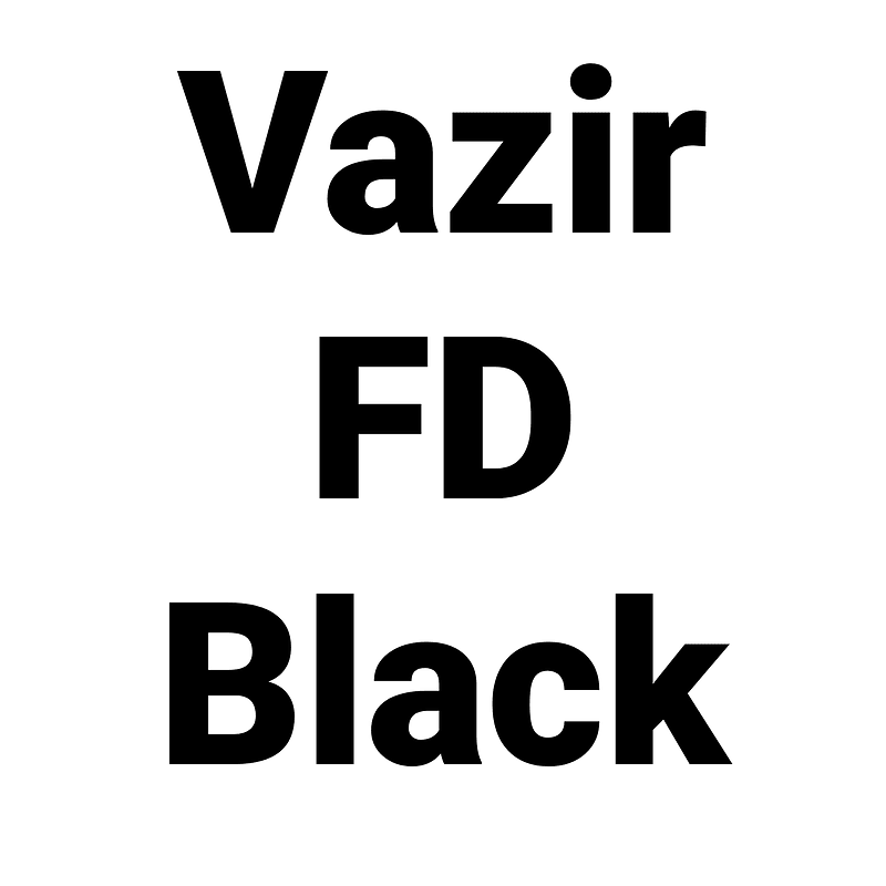 Vazir FD Black font - Free fonts on Creazilla | Creazilla