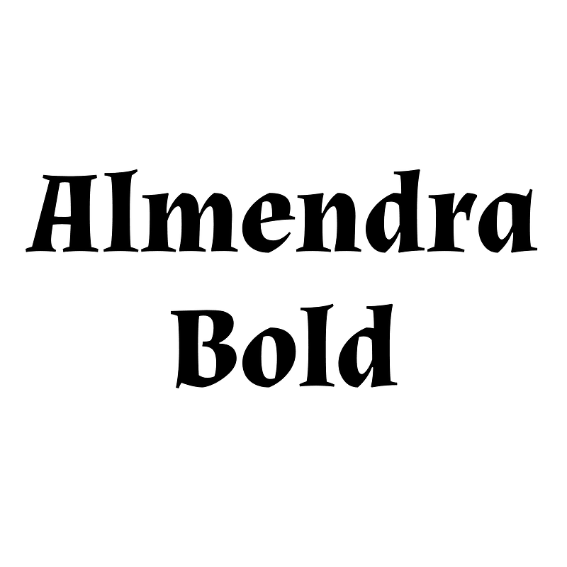 Almendra Bold - Free fonts on creazilla.com