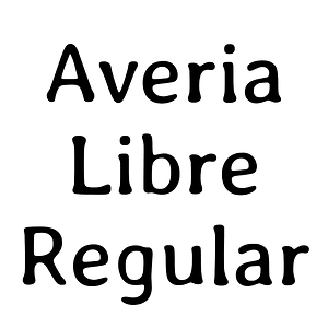 Averia Gruesa Libre Regular font - Free fonts on Creazilla | Creazilla
