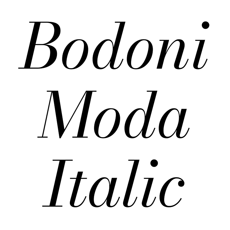 Bodoni Moda Italic font - Free fonts on Creazilla | Creazilla
