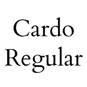 Cardo Bold font - Free fonts on Creazilla | Creazilla