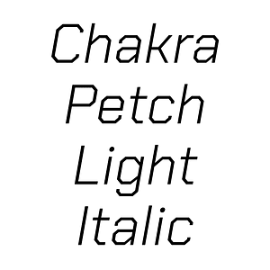 Chakra Petch Light font - Free fonts on Creazilla | Creazilla