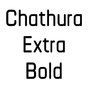 Chathura Extra Bold - Free fonts on creazilla.com