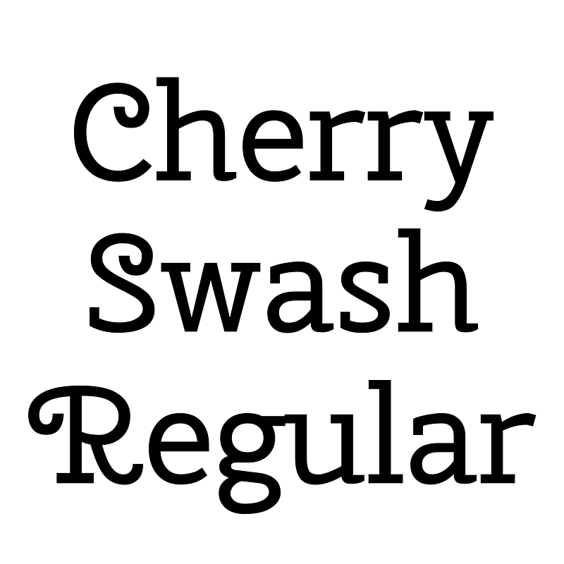 Cherry Swash Regular font - Free fonts on Creazilla | Creazilla