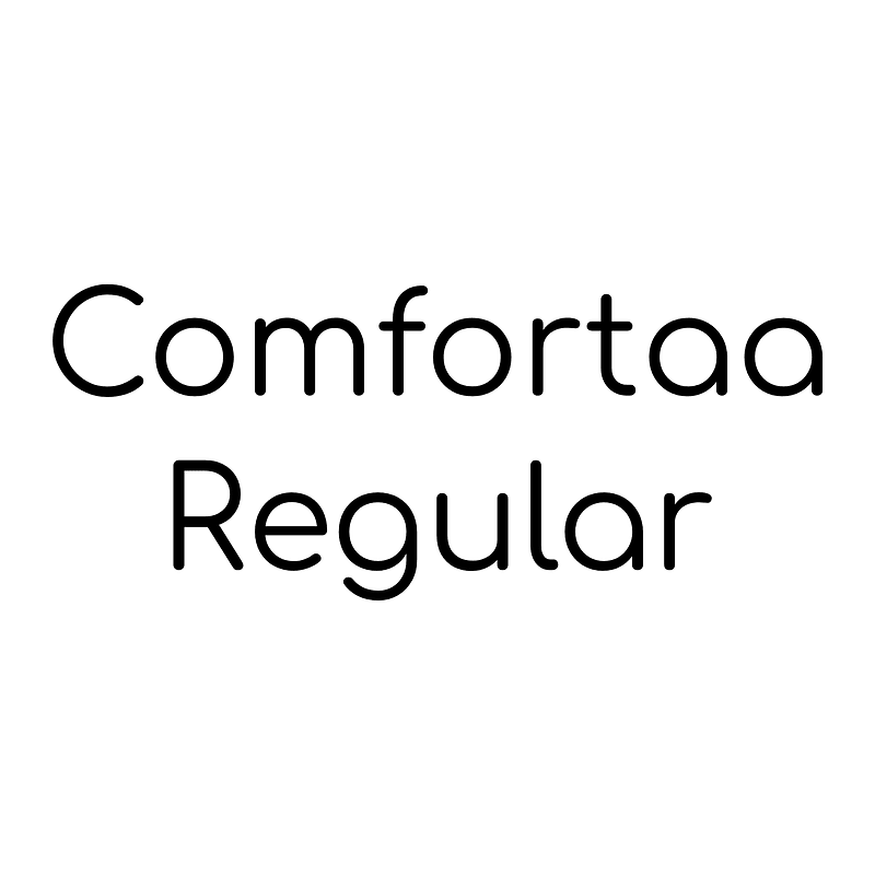 Comfortaa Regular font - Free fonts on Creazilla | Creazilla