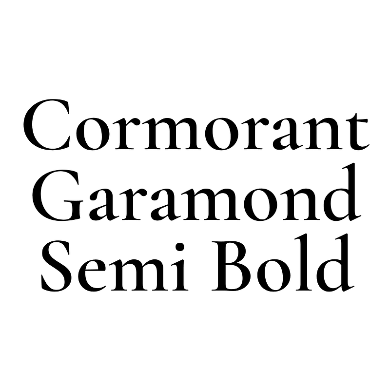 Cormorant Garamond Semi Bold - Free fonts on creazilla.com