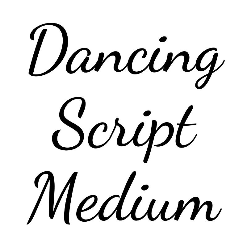 Dancing Script Medium Font Free Fonts On Creazilla Creazilla