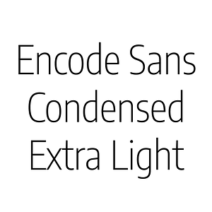 Encode Sans Condensed Extra Bold font - Free fonts on Creazilla | Creazilla